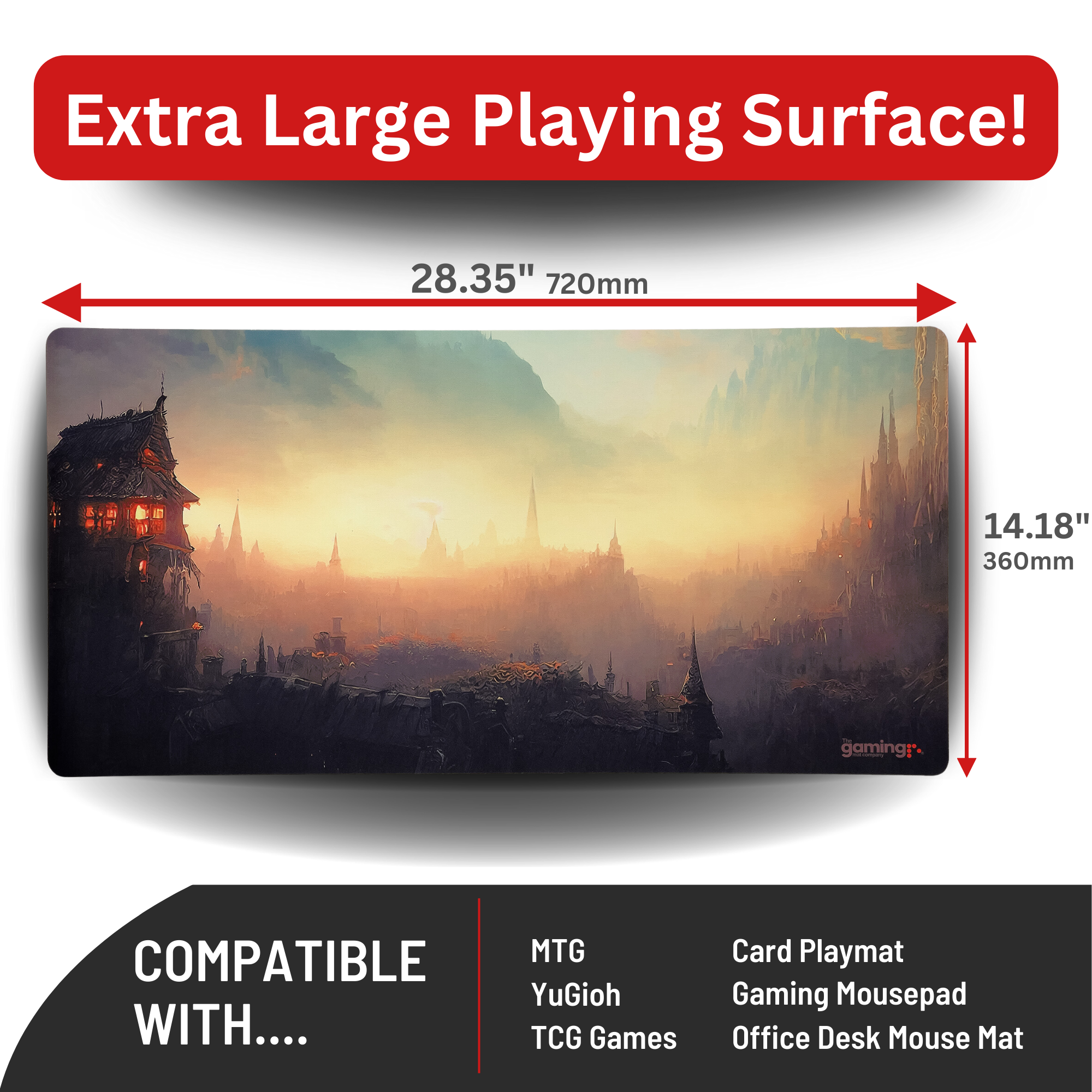The Gaming Mat Company Single Player MTG Playmat & Gaming Mouse Pad