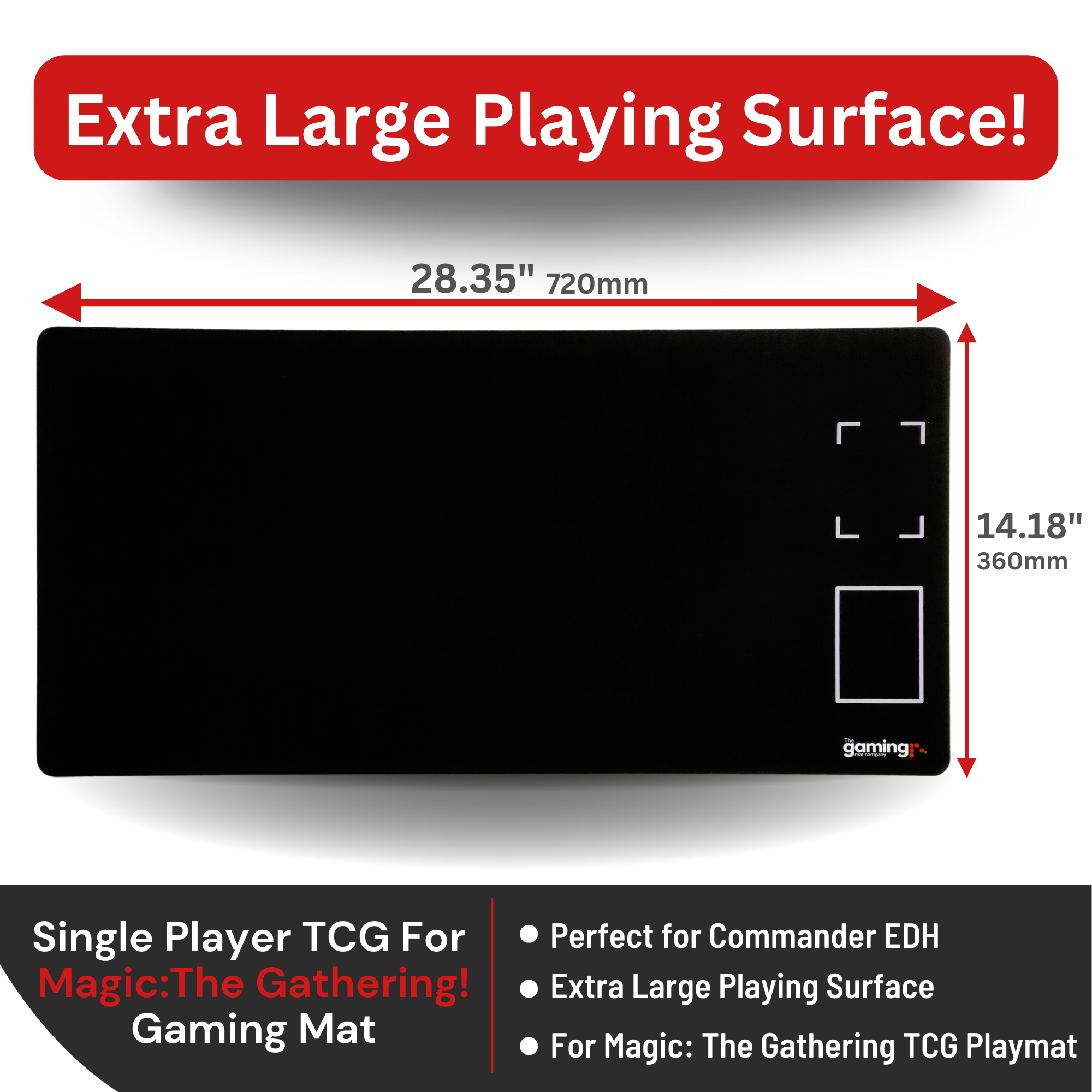 The Gaming Mat Company MTG Playmat for Commander Deck Magic The Gather