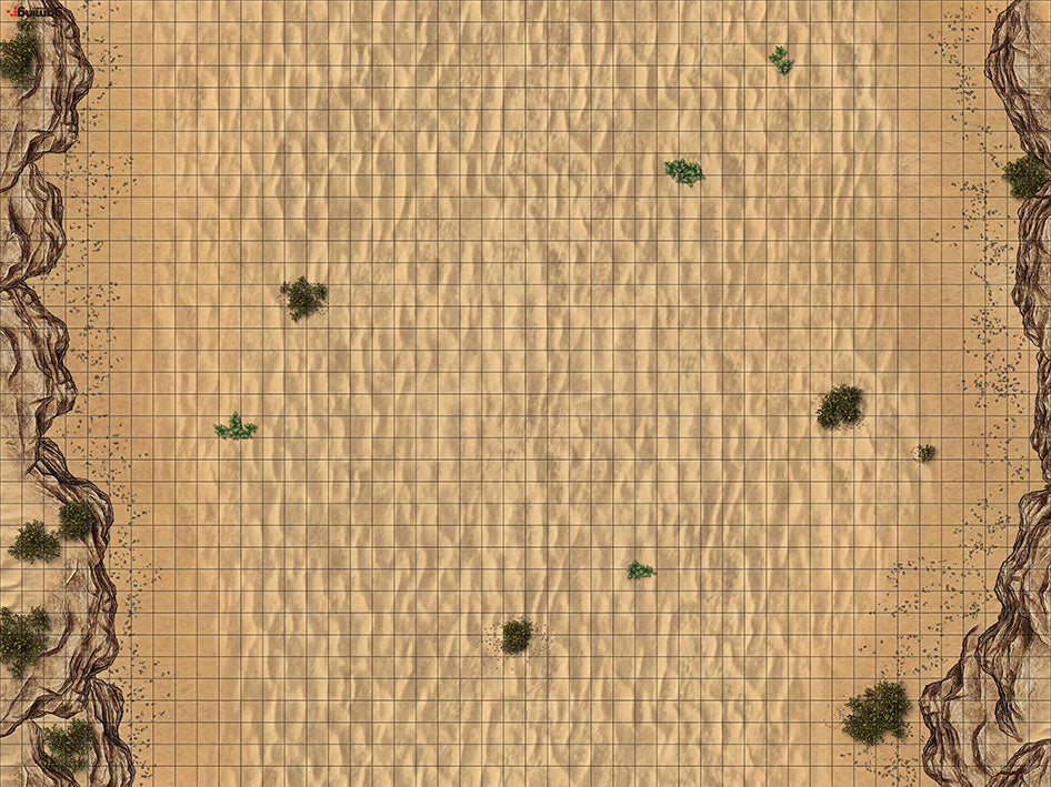 The Gaming Mat Company Dungeons and Dragons DND Sand Playmat for Table