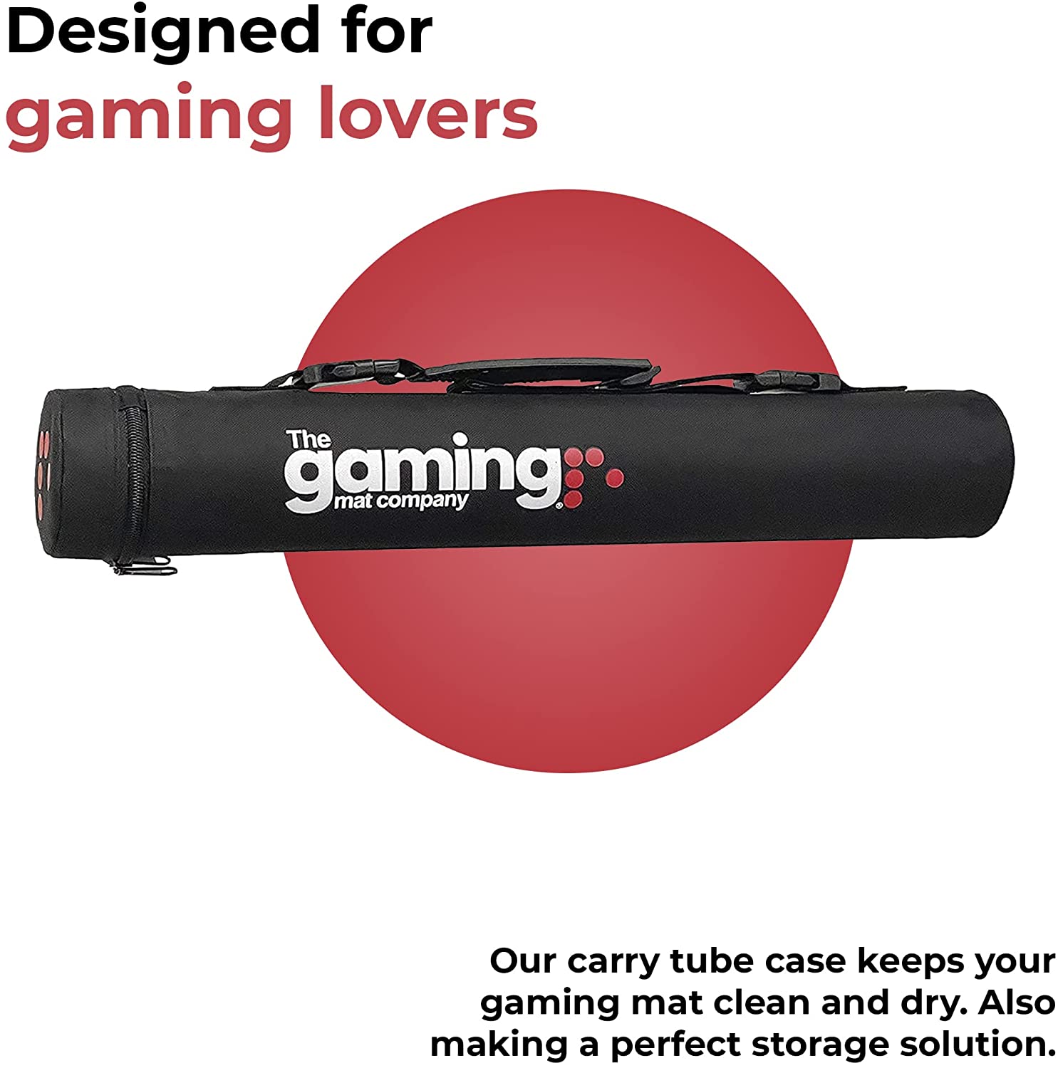 The Gaming Mat Company Carry Tube Case 500mm x 90mm