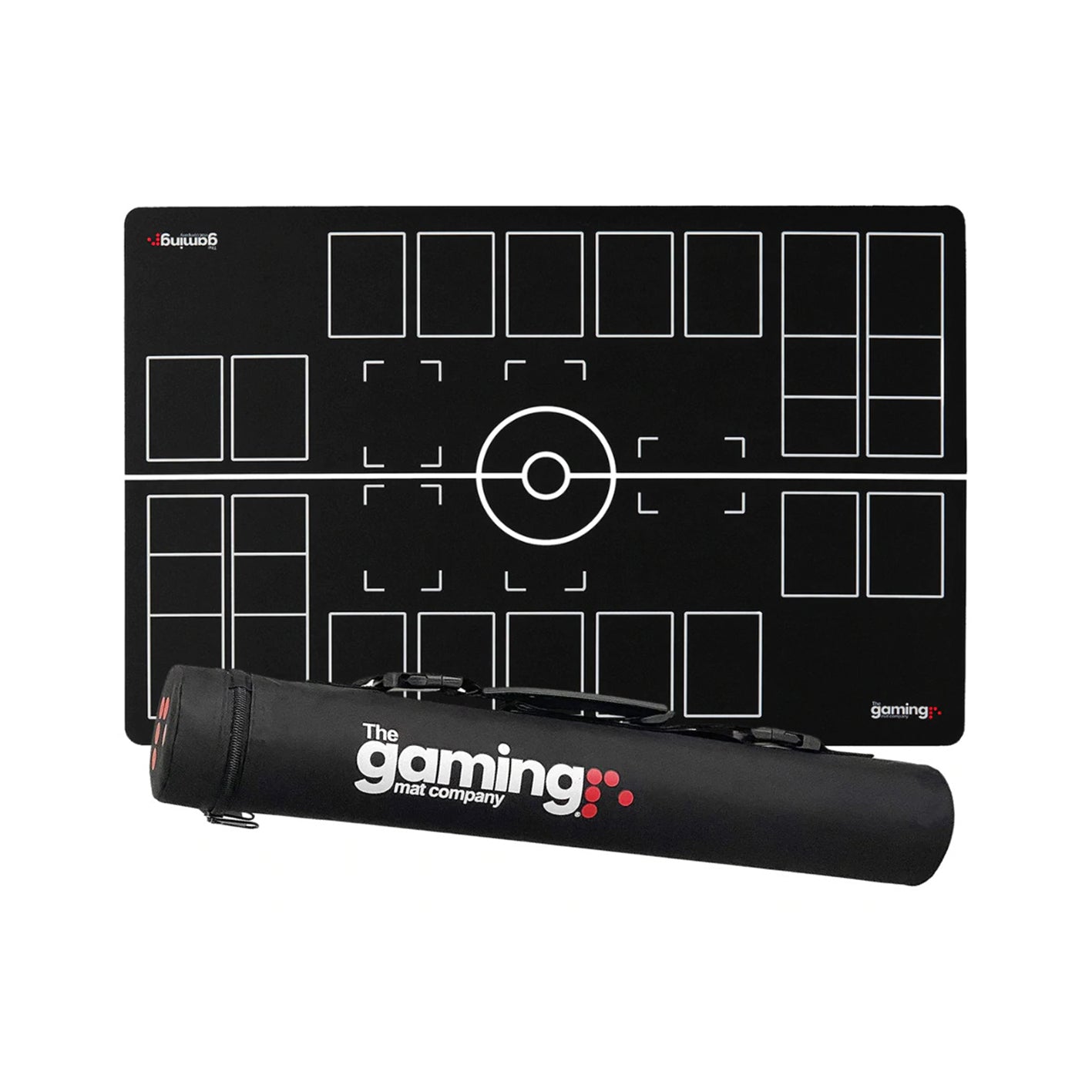 GMC 2 Player Black & White Pokemon Playmat | Carry Case Tube – The ...