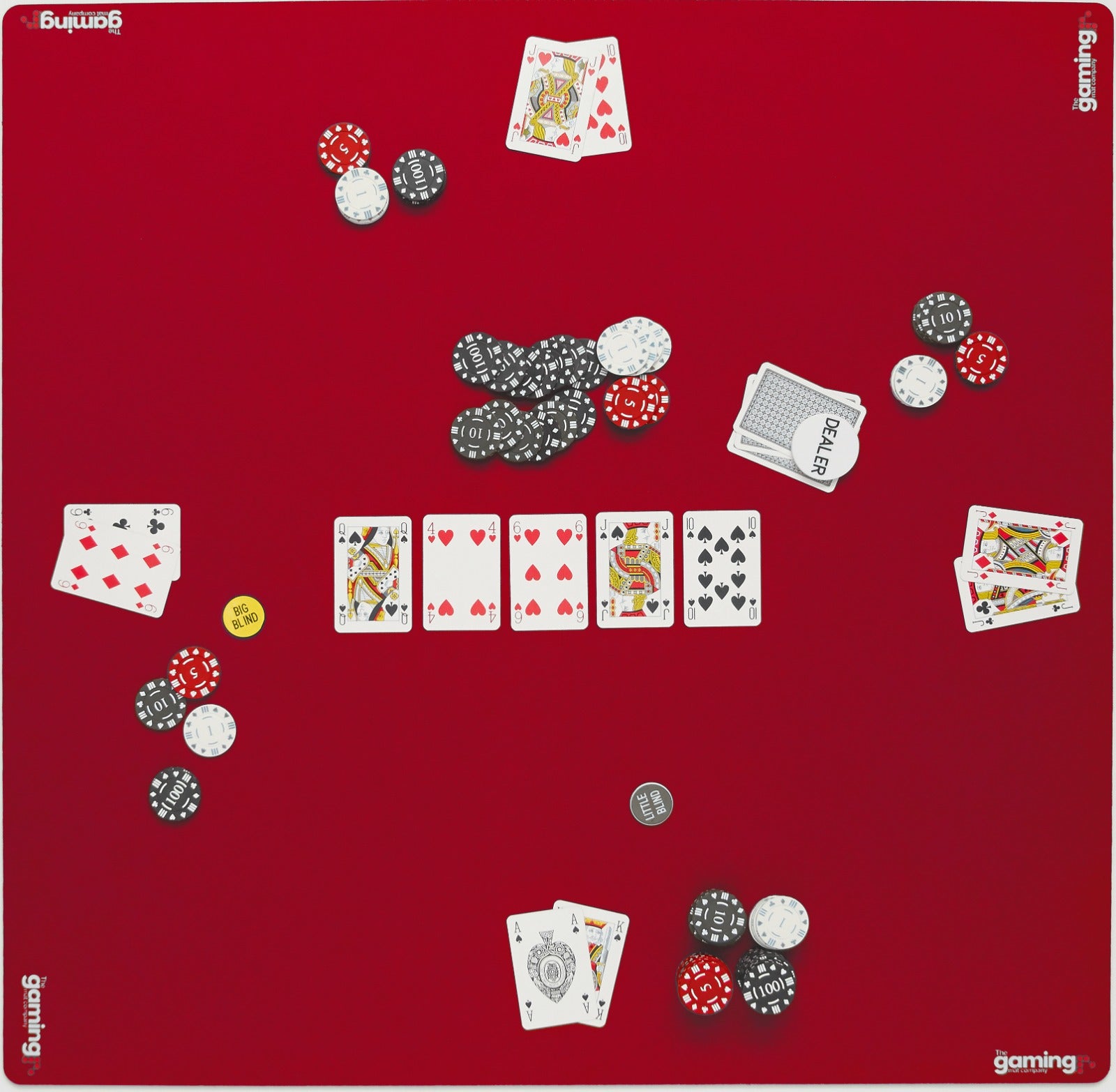 Deluxe Anti Slip Mahjong, Dominoes, Poker Card Table Mat | Poker Mat ...